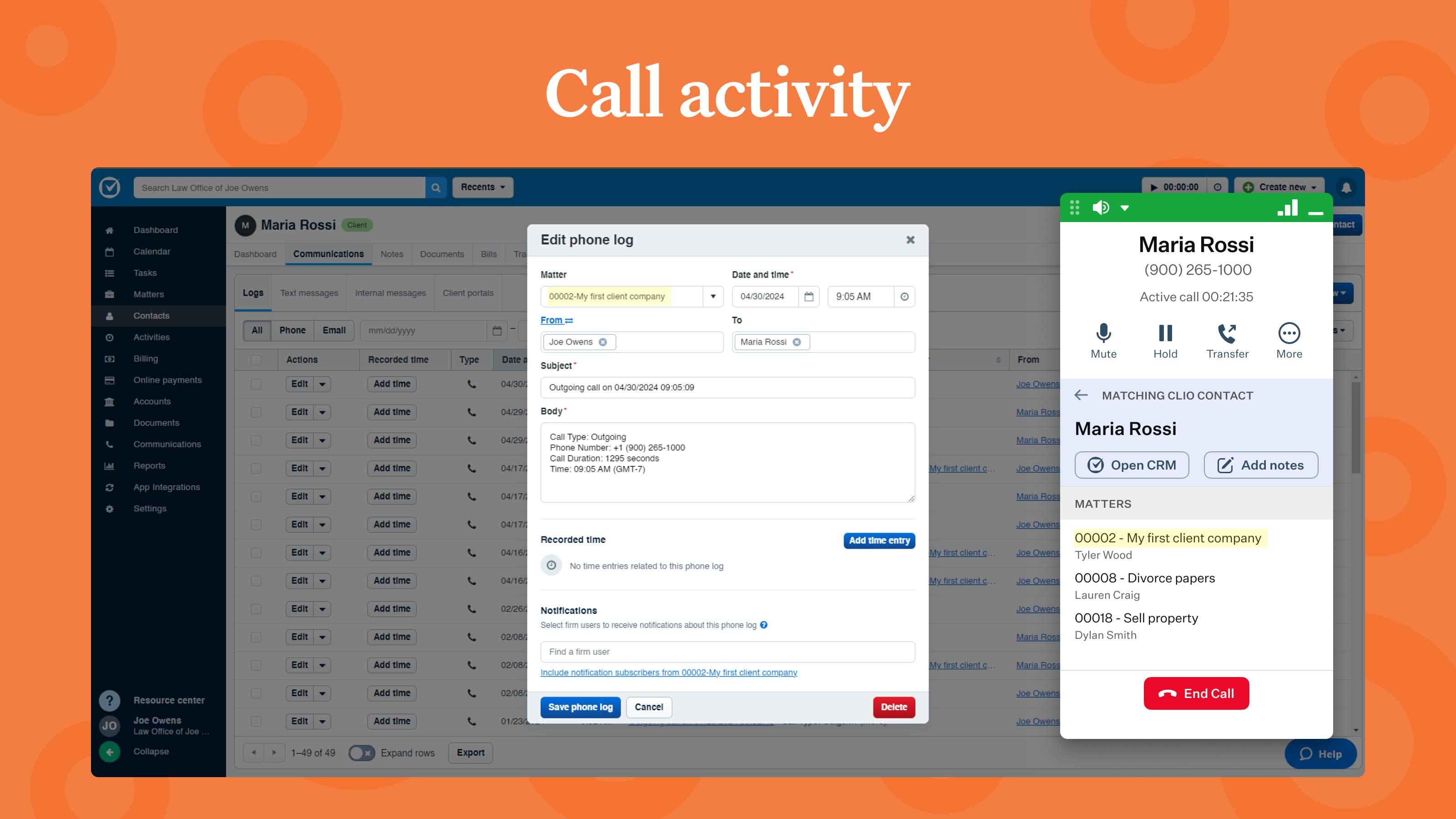 Clio & Ooma Office Integration | Ooma