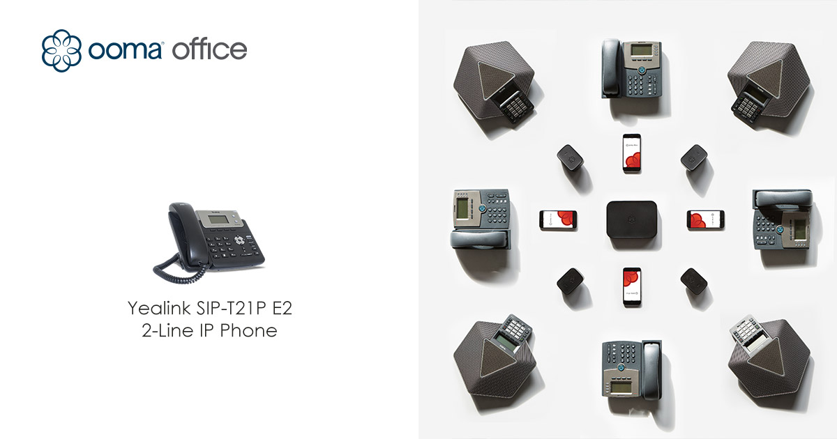 Yealink SIP T21P-E2 Business VoIP Phone | Ooma Office